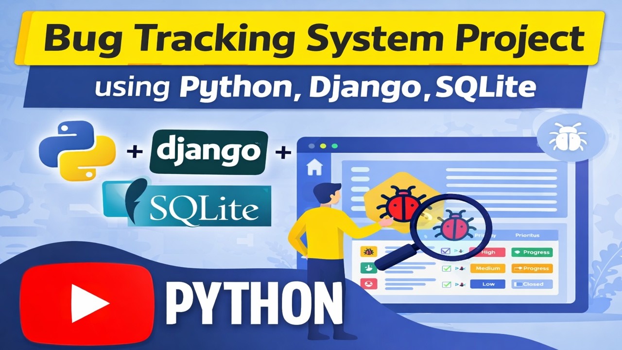 Bug Tracking System Project using Python Django Sqlite