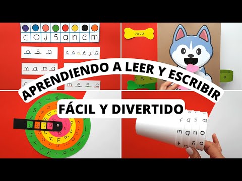 5 ACTIVIDADES DIVERTIDAS PARA ENSEÑAR A LEER Y ESCRIBIR FÁCIL | LECTOESCRITURA