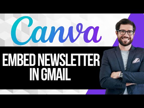 How To Embed Canva Newsletter in Gmail