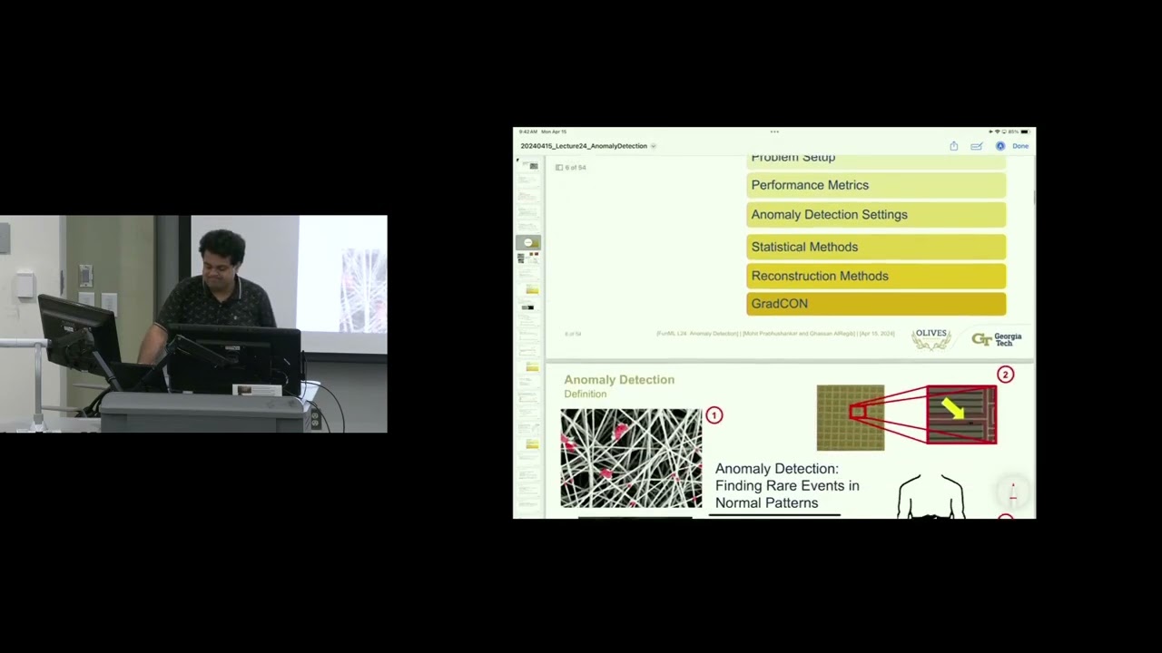 Spring 2024 Lecture 24: Anomaly Detection