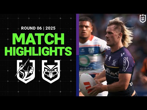 NRL Match Highlights 2025 | Storm v Warriors | Round 6