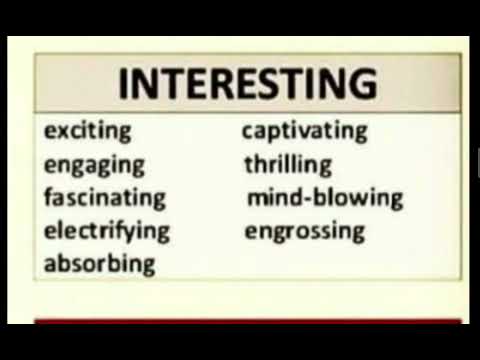 Vocabulary: Interesting-Synonyms
