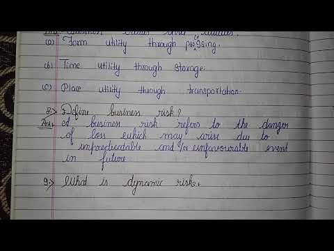 Define Business Risk | Business studies | Class 11