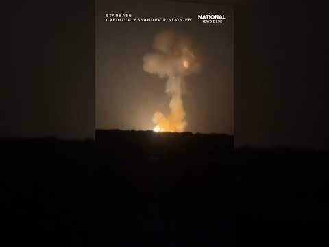 SpaceX Starship explodes