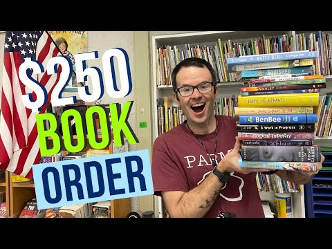 My $250 Bookelicious Classroom Library Book Order