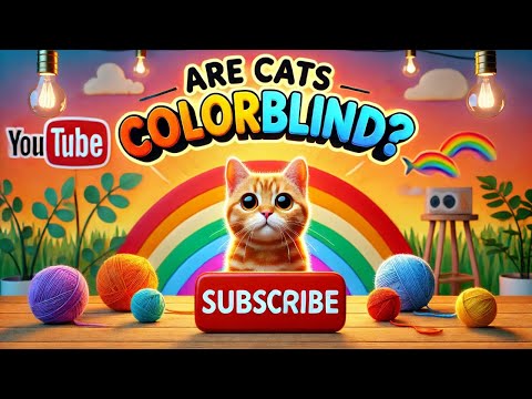 "Are Cats Actually Colorblind? 🐱 A Fun Scientific Explanation for Kids!"