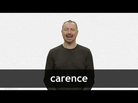English Translation of “CARENCE” | Collins French-English Dictionary