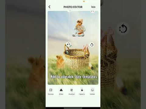 Baby Story Photo Editor - Baby Photo Studio App make amazing photos and memories of your baby.