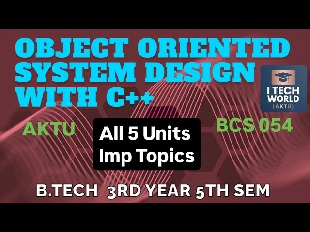 Essential Questions for Object Oriented System Design in C++: A ...