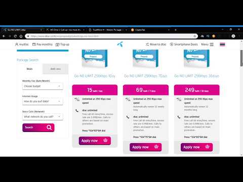 Thailand mobile prepaid internet plans comparison: DTAC vs AIS vs True Move H