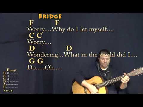 Crazy (Patsy Cline) Guitar Cover Lesson in C with Chords/Lyrics