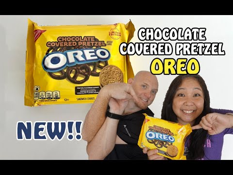 NEW!! Chocolate Covered Pretzel Oreo!