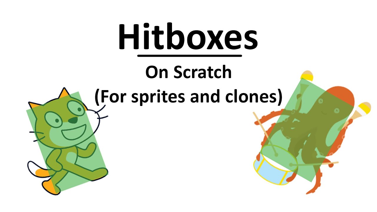 Scratch | How to make hitboxes + hitboxes for clones