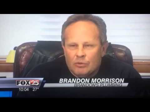 Brandon's Plumbing Oklahoma City frozen pipes fox 25