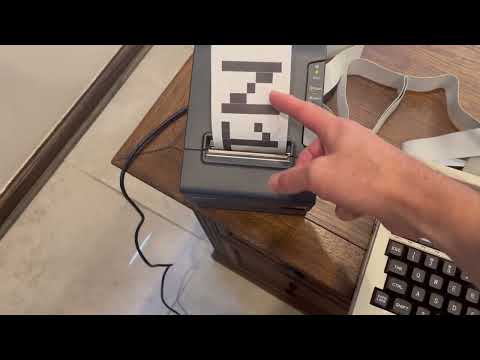Epson TM-88V with TRS-80 Model 100