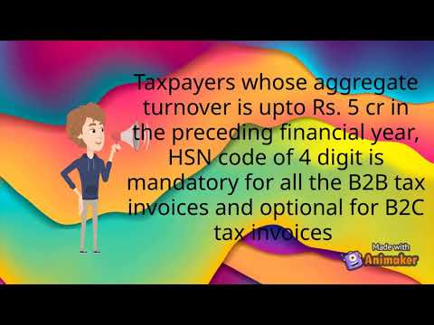 MENDATORY HSN CODE FROM 01-04-2021 FOR GOODS & SERVICES