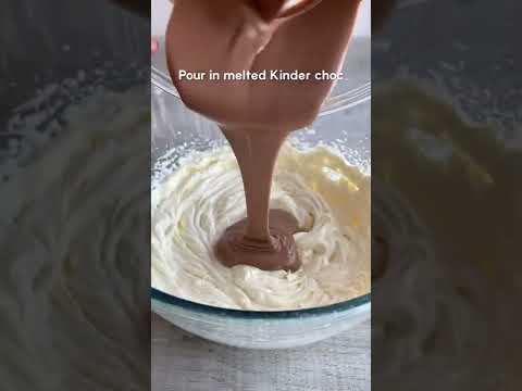 No-bake Kinder Cheesecake ASMR