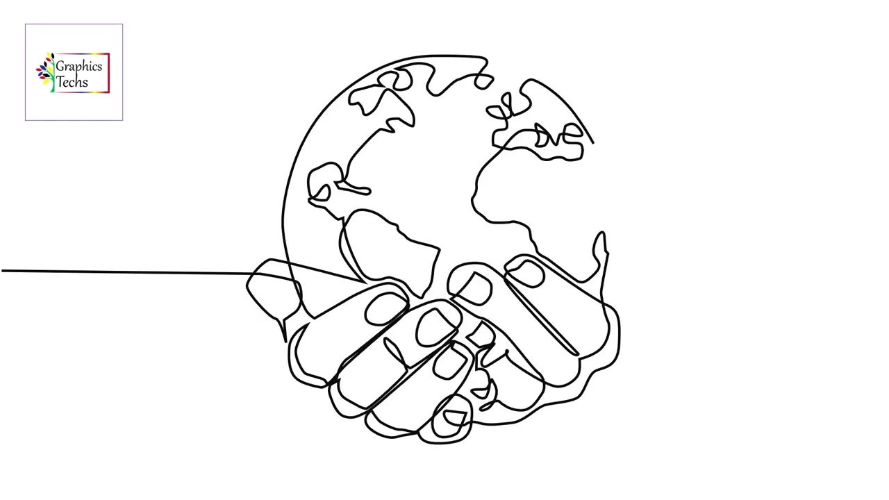world map whiteboard animation  Graphic Techs /