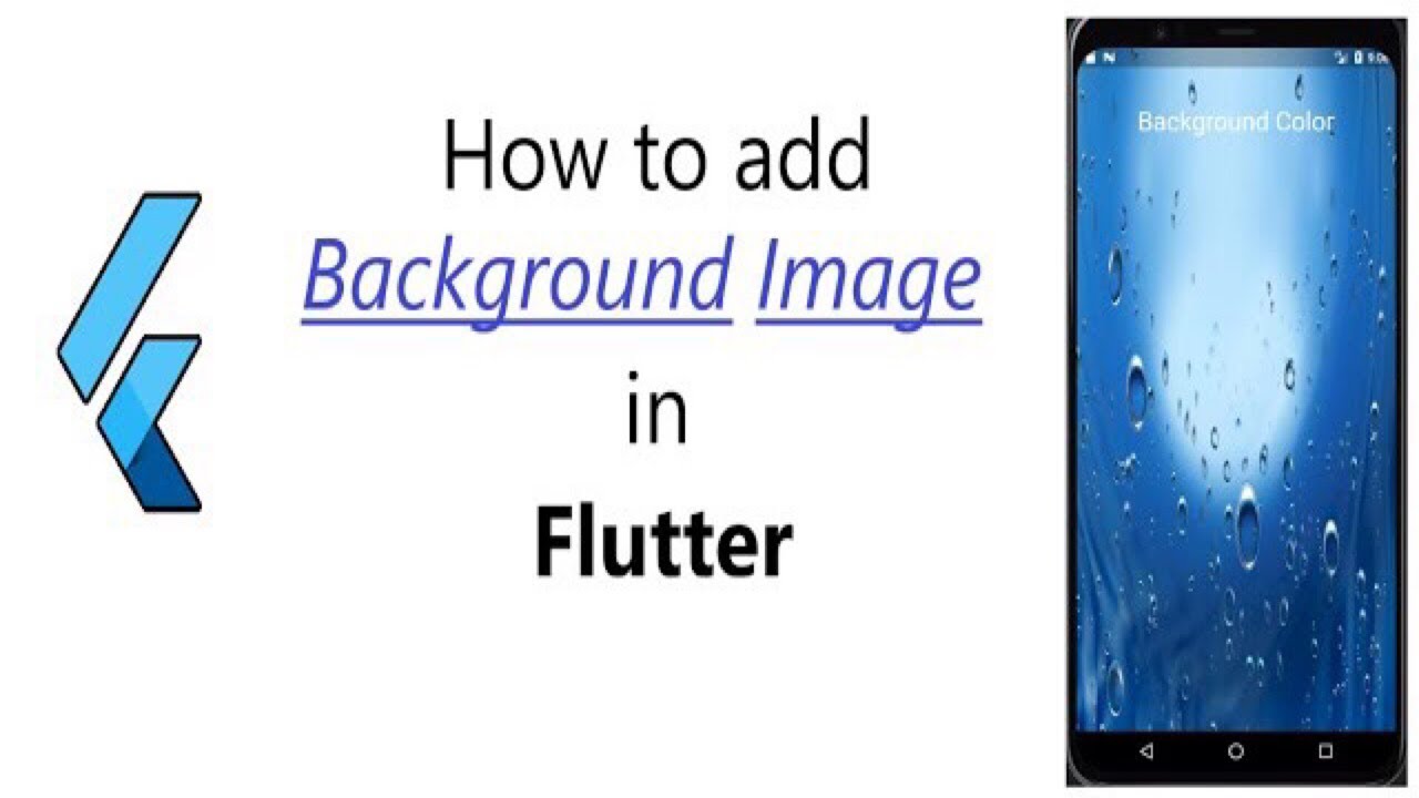 Background image in Flutter || SingleChildScrollView || Stack || Flutter