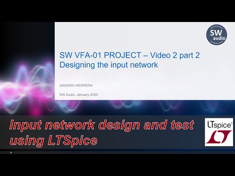 2.2. Input network design and test using LTSpice - Audio Amplifier Design Fundamentals