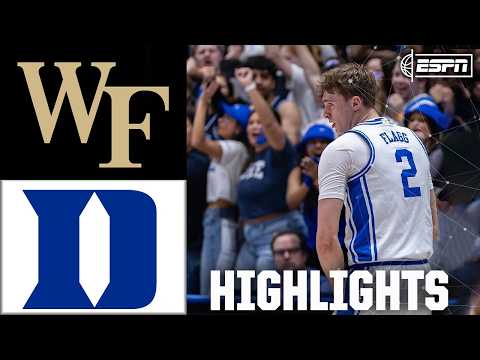 COOPER FLAGG DROPS 28 ๐ Wake Forest Demon Deacons vs. Duke Blue Devils | Full Game Highlights | ESPN