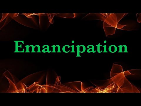 Emancipation meaning