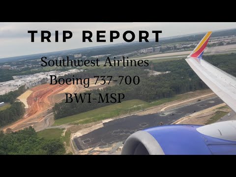 TRIP REPORT | Southwest Airlines - Boeing 737-700 - Baltimore (BWI) to Minneapolis (MSP) - Economy