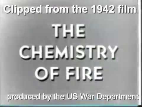Flash Point Demonstration 1948 Chemistry of Fire US War Department