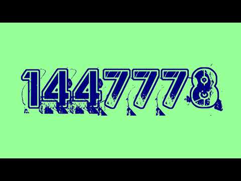 Numbers 1 to 4,000,000 in 20 minutes