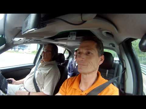 Reaction time process: real car test
