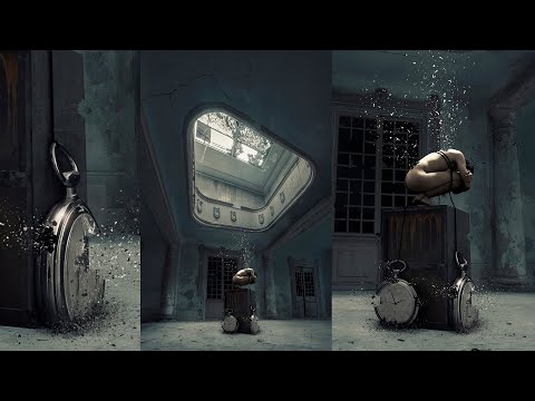 Surrealism photography: 'Prisoner of Time' [creative process]