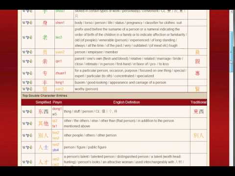 WCC Free Online Chinese-English Dictionary