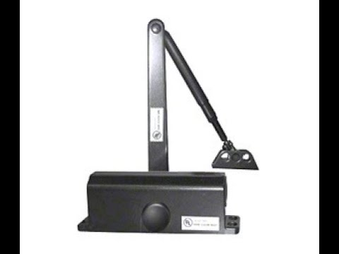 CRL DC51BLK CRL ANSI Grade 1 Size 1 Light Duty Surface Mount Door Closer Black