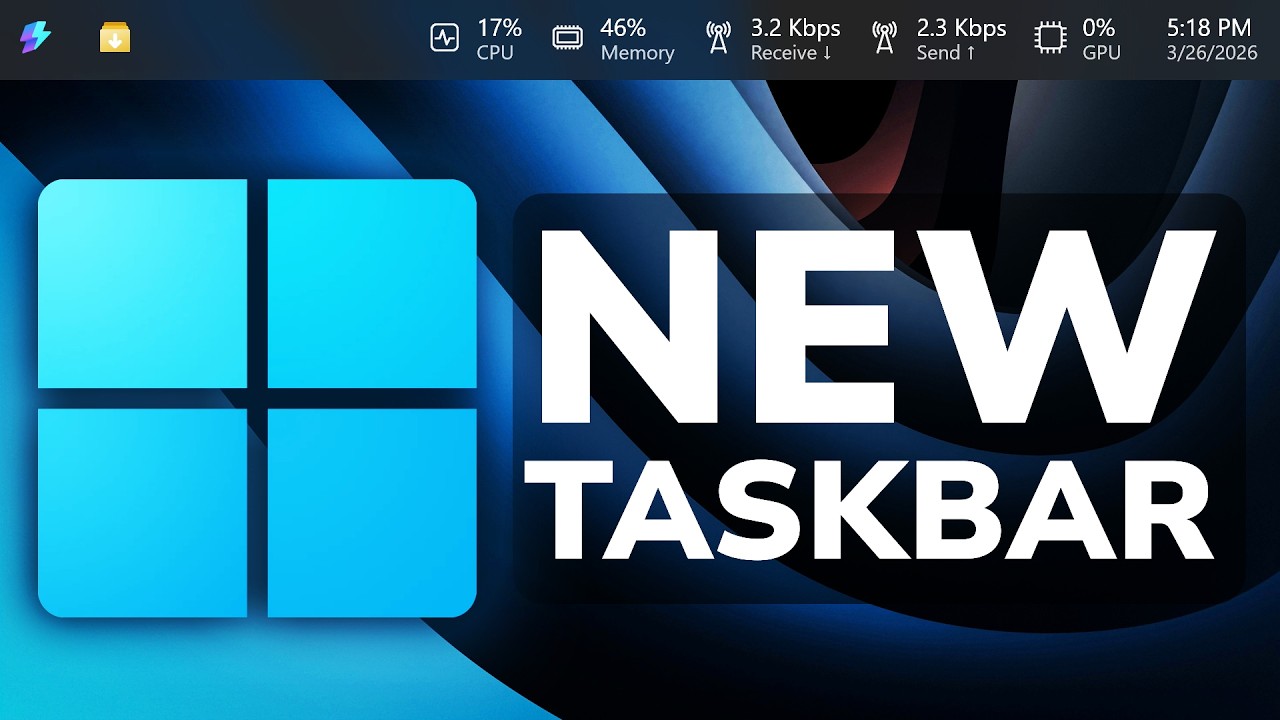 New Taskbar Alternative for Windows 11 25H2 (How to Enable)