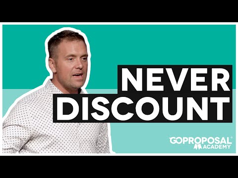 Why you shouldn't discount your accountancy services | Tips for Accountants | GoProposal Academy™