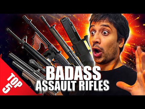 TOP-5 Best Assault Rifles - HK G11 | FN F-2000 | AUG A3 | AEK-971 | ASh-12