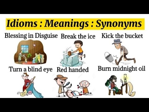 Idioms with Meanings & Synonyms || Enhance your English level 💯 || #idioms