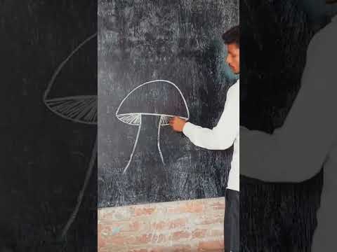 #mushroom drawing very simple #shorts