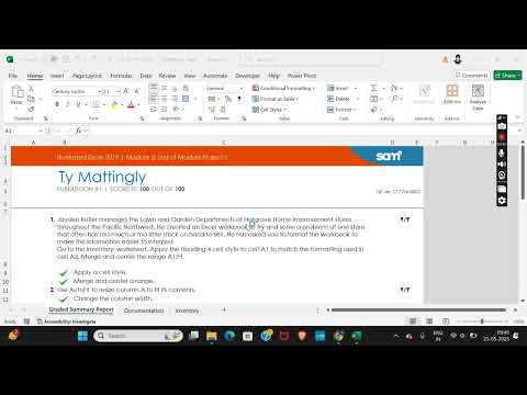 Illustrated Excel 2019 Module 2 End of Module Project 1 Hargrove Home Improvement #illustratedexcel