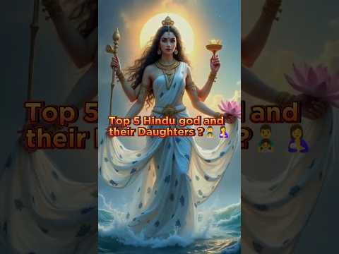 Top 5 Hindu Gods and their Daughter 🤱👨👧 •||• #shorts #hinduism #god
