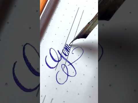 Gemma - name handwriting with flex dip pen #cursive #art #calligraphy #signature #flexibility