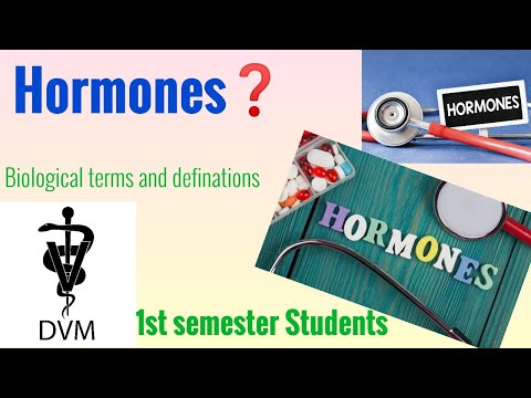 Hormones ! Defination of hormones? #DVM