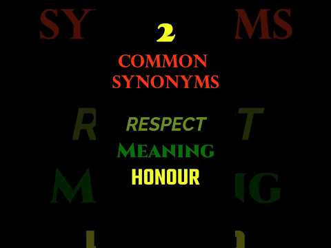 2 IMPORTANT SYNONYMS
