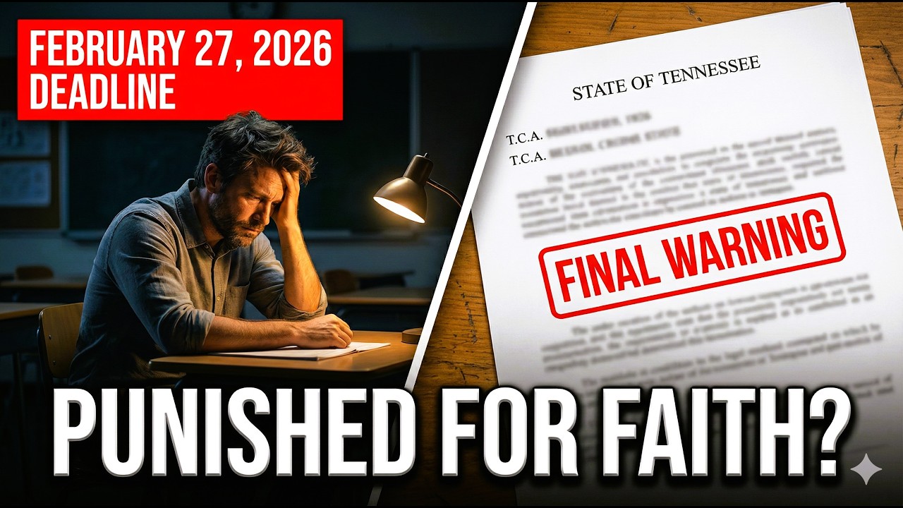 PUNISHED FOR THE BIBLE? 📖 Tennessee Teacher Banished Over Faith | Eric Rivera Case ⚖️