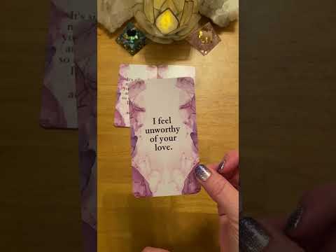 TWIN FLAMES DM TO DF MESSAGE CARD READING: I FEEL UNWORTHY OF YOUR LOVE #dmtodf #dmtodftoday #dm