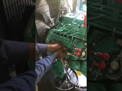 how to remove air from Cummins genset 125 kva
