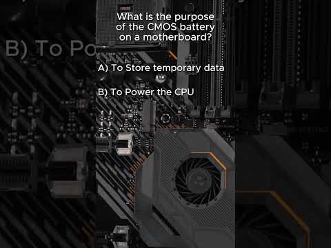 What the CMOS Battery on a Motherboard Does