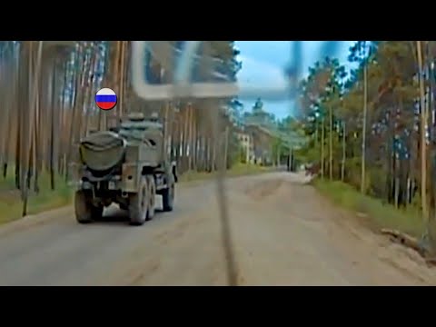 Drone flies Through the net and cover and destroys Russian tanker.
