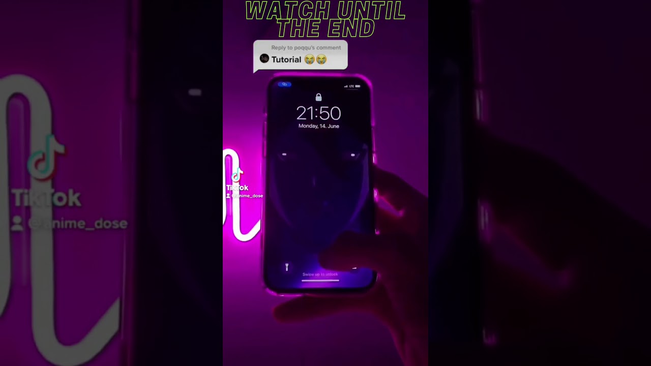 How To Get A Live Anime iPhone Wallpaper #SHORTS
