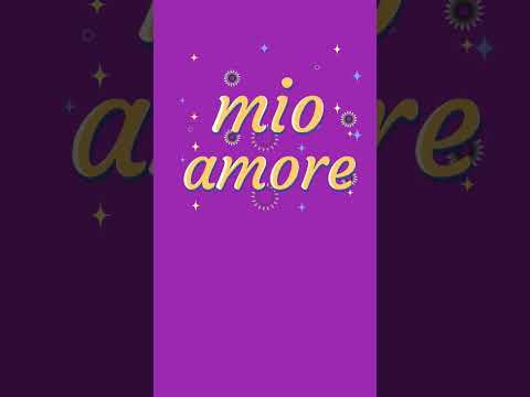 The meaning of mio amore